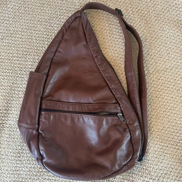Ameribag | Bags | Ameribag Usa Bag Purse Crossbody Brown Leather | Poshmark